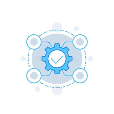 Integration Optimization Vector Icon Stock Vector Illustration Of