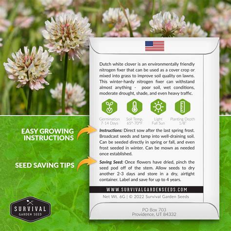Clover Seeds Survivalgardenseeds