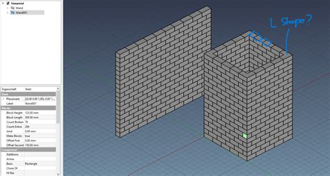 Laying Bricks Correctly Around The Corner Freecad Forum