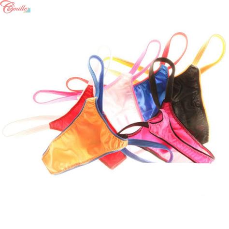 Camilles Men Sexy Thongs Briefs Low Rise G String Pouch T Back
