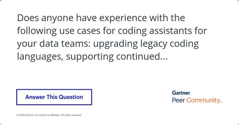 Does Anyone Have Experience With The Following Use Cases For Coding