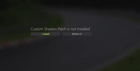 custom shaders patch r assettocorsa