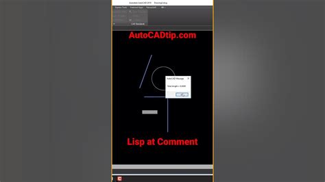 Lisp Autocad Total Length Ntd Tutorials Autocad Lisp Youtube