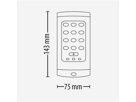 Koop Uw Paxton MIFARE RVS Keypad KP75 ARAS Security