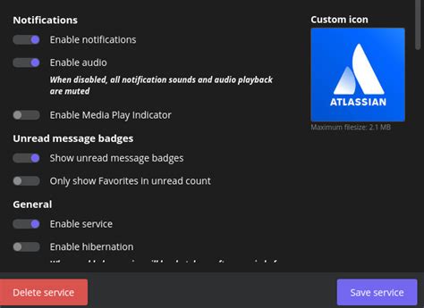 Bug Custom Icons Do Not Apply When Saving Issue Ferdium