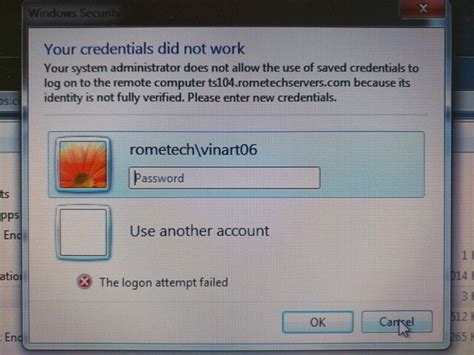 Cant Save Remote Desktop Credentials Software Spiceworks Community