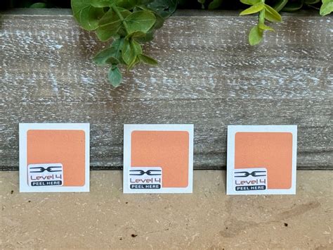 Free Level 4 Sample Patches Qty 3 Tuning Element