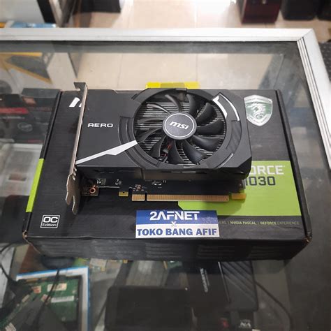 Jual Gt 1030 Nvidia 2gb Ddr5 Msi Second Mulus Toko Bang Afif Shopee Indonesia