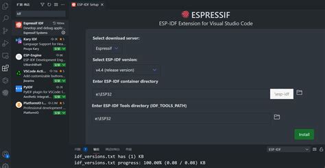 Vscode Esp32 Idf安装vscode安装esp32卡在第三步 Csdn博客