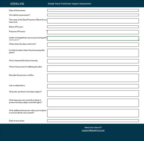 Gdpr Data Mapping Template 10 Print Ready Templates Demplates