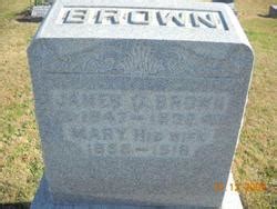 Mary Jane Hardesty Brown M Morial Find A Grave