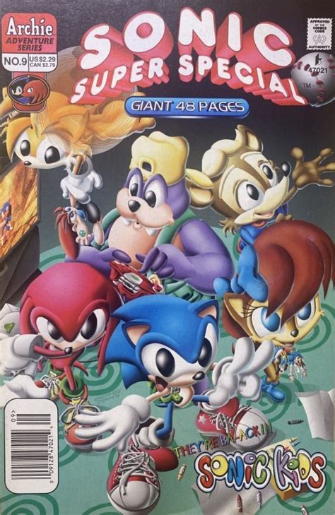 Sonic The Hedgehog Super Special 9 Newsstand Fn Archie Sonic