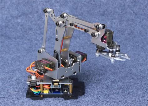 Robotic Arm Robotic Arm DIY Robot Arduino Robotic Arm Kit Hand Claw Robot 24F SNAR6 SINONING