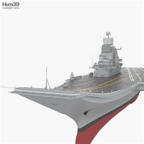Ins Vikramaditya Aircraft Carrier 3d Model Download Warship On