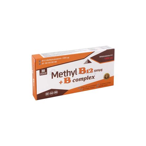 Methyl B12 1000 µg + B complex 30 kapsula – na stanju | BENU.RS