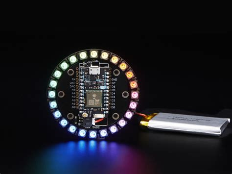 Adafruit Particle Spark NeoPixel Ring Kit NeoPixels ID Adafruit