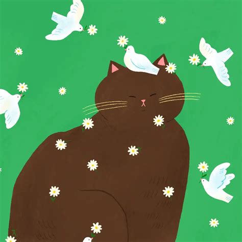 꽃 선물 By 지은그림 포트폴리오 노트폴리오