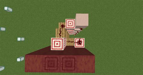 Compact Vertical Counter W Target Blocks Rredstone