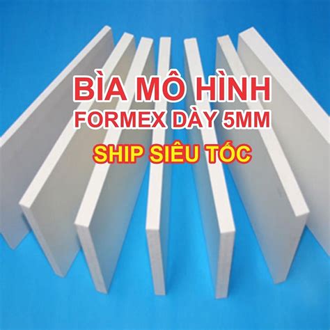 Mua Tấm formex Làm Mô Hình Làm Handmade DECAL VIP Formex Dày mm A cm x cm tại