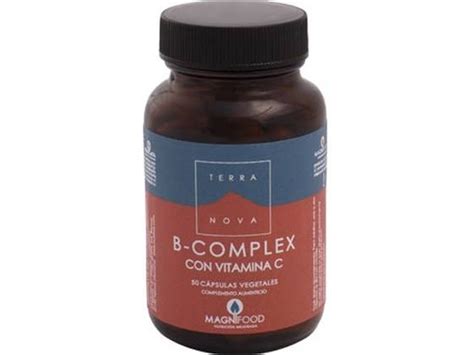 Suplemento Alimentar Terranova B Complex Com Vitamina C 50 Cápsulas