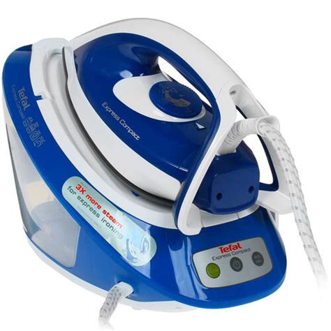 Отзывы покупателей о Парогенератор Tefal Express Compact SV7112E0 синий ...