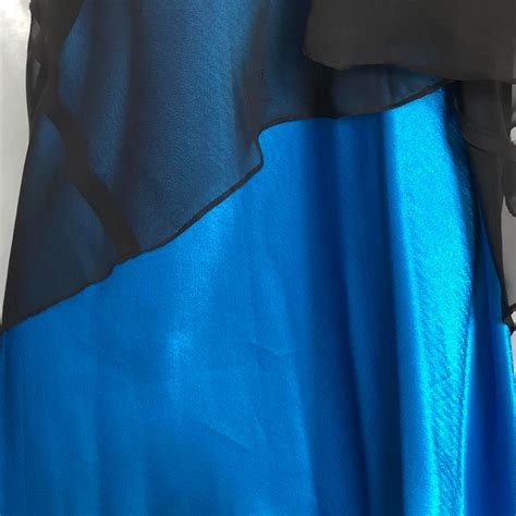 90s Vampy Gothic Evening Dress Prom Dress Formal Slip Micro Mesh