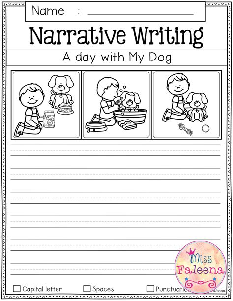 Narrative Writing First Grade