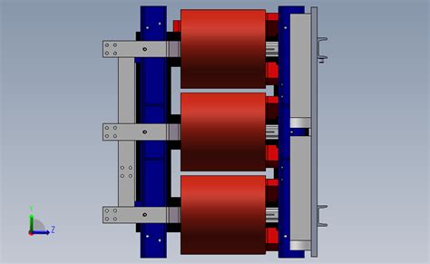 干式变压器 SOLIDWORKS 2011 模型图纸下载 懒石网