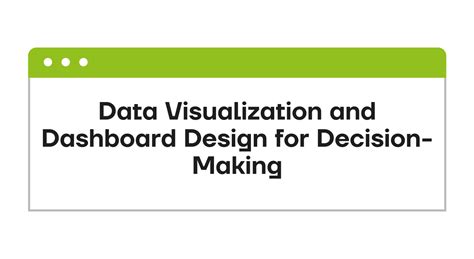 Data Visualization And Dashboard Design For Decision Making Usetech