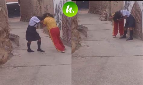 Violencia Escolar En Caraz Alumnas Del De Mayo Protagonizan Peleas Callejeras