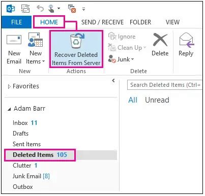 How To Find Deleted Emails In Outlook To Recover Them Techyv