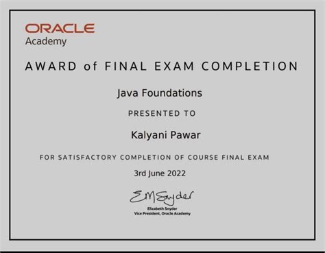 Kalyani Pawar On Linkedin Hello Connections I Am Glad To Share That I