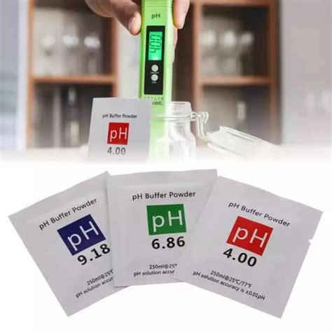 3pcslot Ph Buffer Powder Measure Calibration Solution Ph 400 686