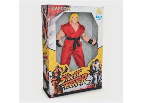 Boneco Capcom Street Fighter 45 Centimetros Ken ANJO Em