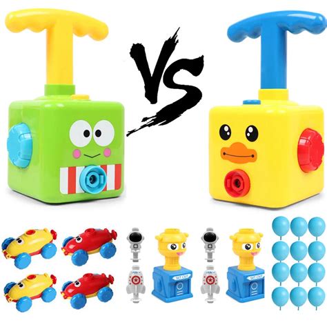 새로운 로켓 풍선 발사 타워 장난감 퍼즐 재미있는 교육 관성 공기 힘 풍선 자동차 과학 실험 장난감 어린이 선물다이캐스트 And 장난감 차 Aliexpress