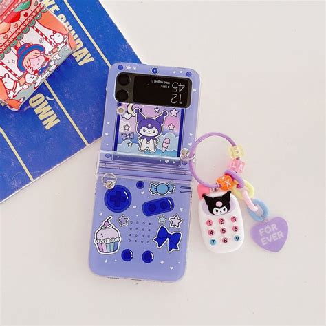 Kuromi Game Console Samsung Zflip 4 Case Cartoon Phone Case Etsy Hong