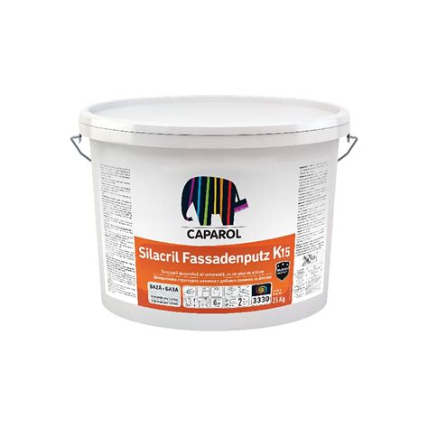 Мазилка Silacril Fassadenputz K15 25 кг Caparol топ цена Dshome Bg