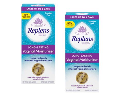 Replens Long Lasting Vaginal Restores Vaginal Moisture Moisturizer