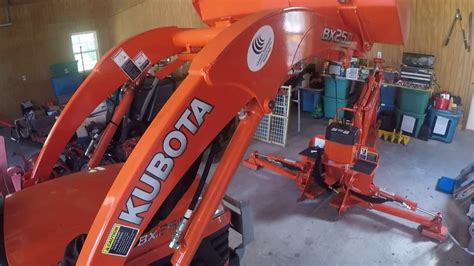 Removing The Front End Loader On A Kubota BX 25 Tractor YouTube