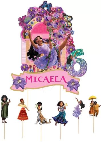 Adorno Torta Cake Topper Isabella De Encanto Cumpleaños En Venta En