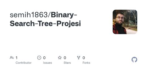 Github Semih Binary Search Tree Projesi
