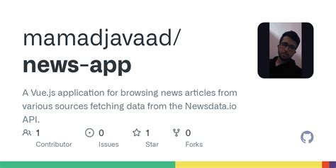 GitHub Mamadjavaad News App A Vue Js Application For Browsing News