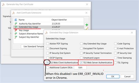 Bash Local Self Signed Certificate Works In Firefox But Not Chrome Stack Overflow