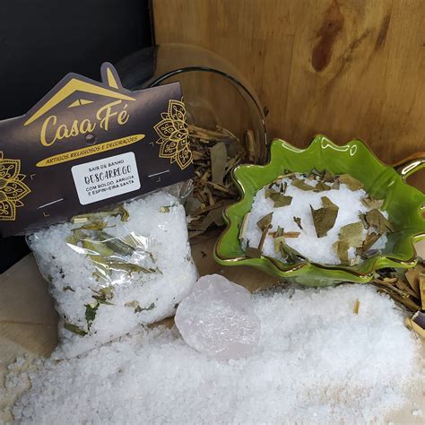 Sais De Banho Descarrego 160g Casa FÉ Casa Fé