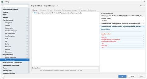 multiple content roots git repo only shows for the first one ides