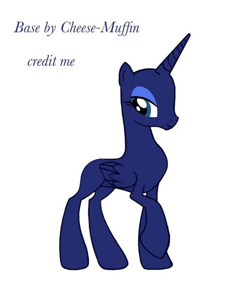Princess Luna Base By Princessebet On Deviantart