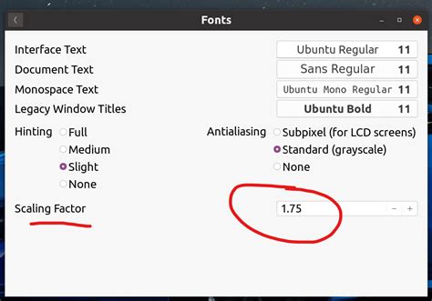 1604 How To Increase Text Size Systemwide Including Browsers Ubuntu