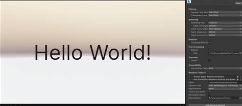 Full Screen Renderer Feature Injection Point For After Ui Is Drawn Unity Engine Unity