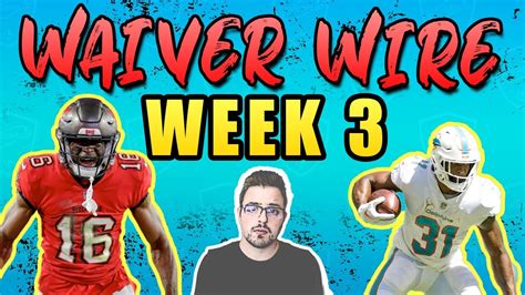 Week 3 Waiver Wire Pickups 2022 Fantasy Football Youtube