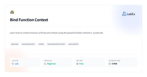 Mastering Function Context With Bind Labex